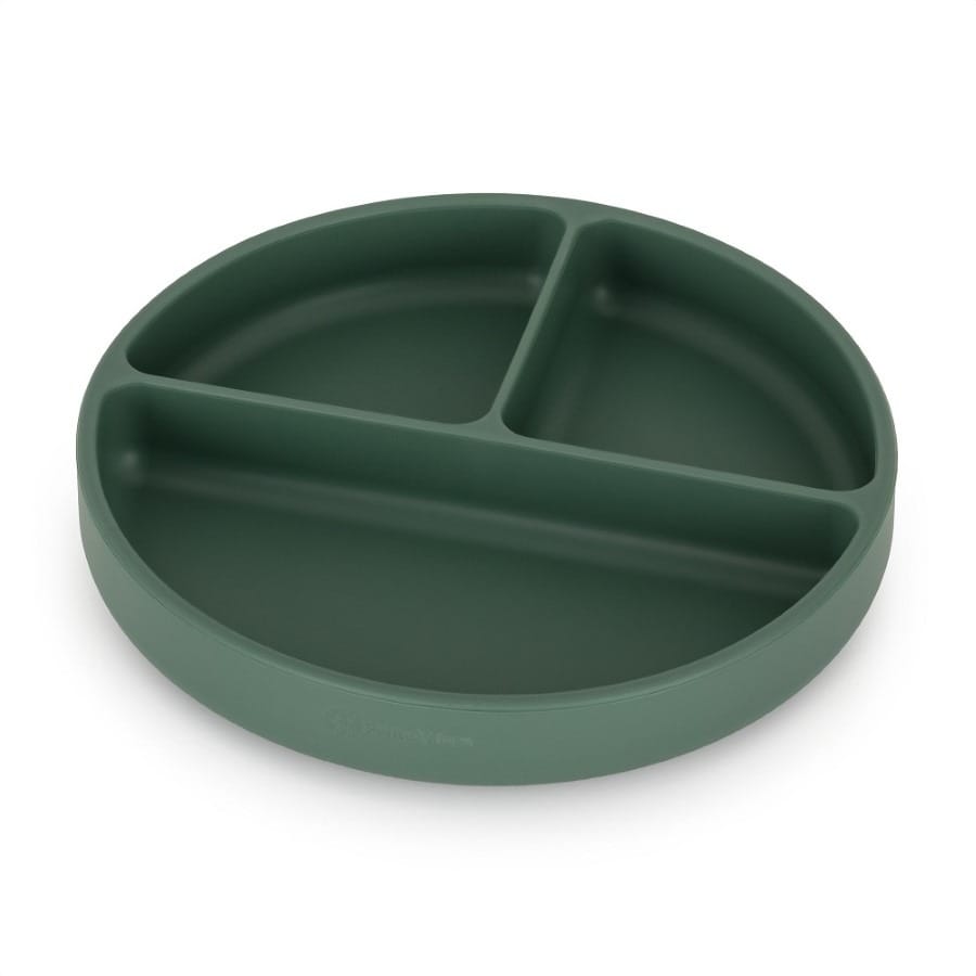 Миска Petite&Mars Take&Match силиконовая с перегородками, зеленый, Green Misty, 20 см