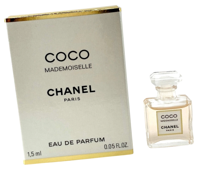 Парфюмерная вода Chanel Coco Mademoiselle 1.5 миниатюра / Пробник парфюма Шанель Коко Мадмуазель / Сэмпл аромата
