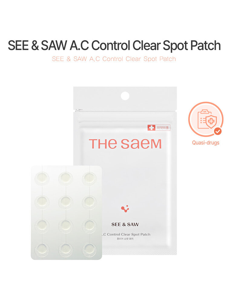 The Saem Патчи для борьбы с акне, 1 упаковка See & Saw A.C Control Clear Spot Patch