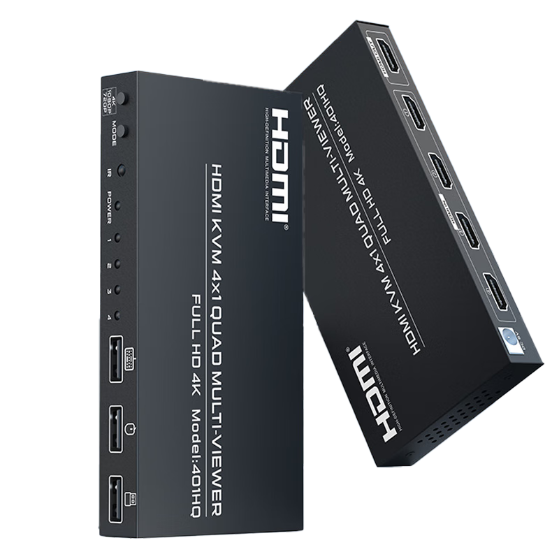 Kesi Future 4 в 1 HDMI сплиттер с KVM коммутатором для игр торговли компьютерного видео и синхронизации видеонаблюдения
