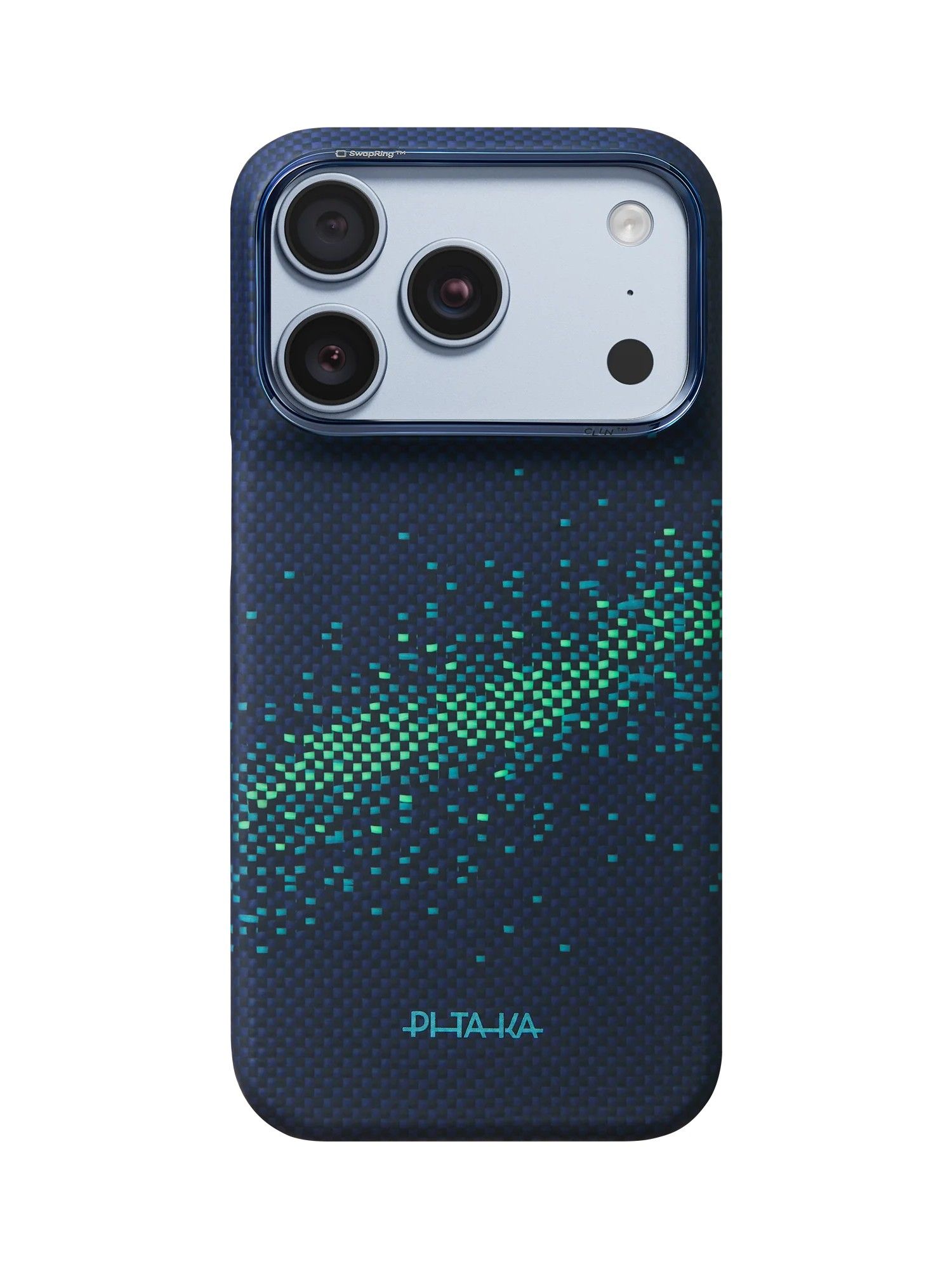 Ультра тонкий чехол Pitaka для iPhone 18 Pro Edge (Ultra-Slim) Moment, Nearfield Blue