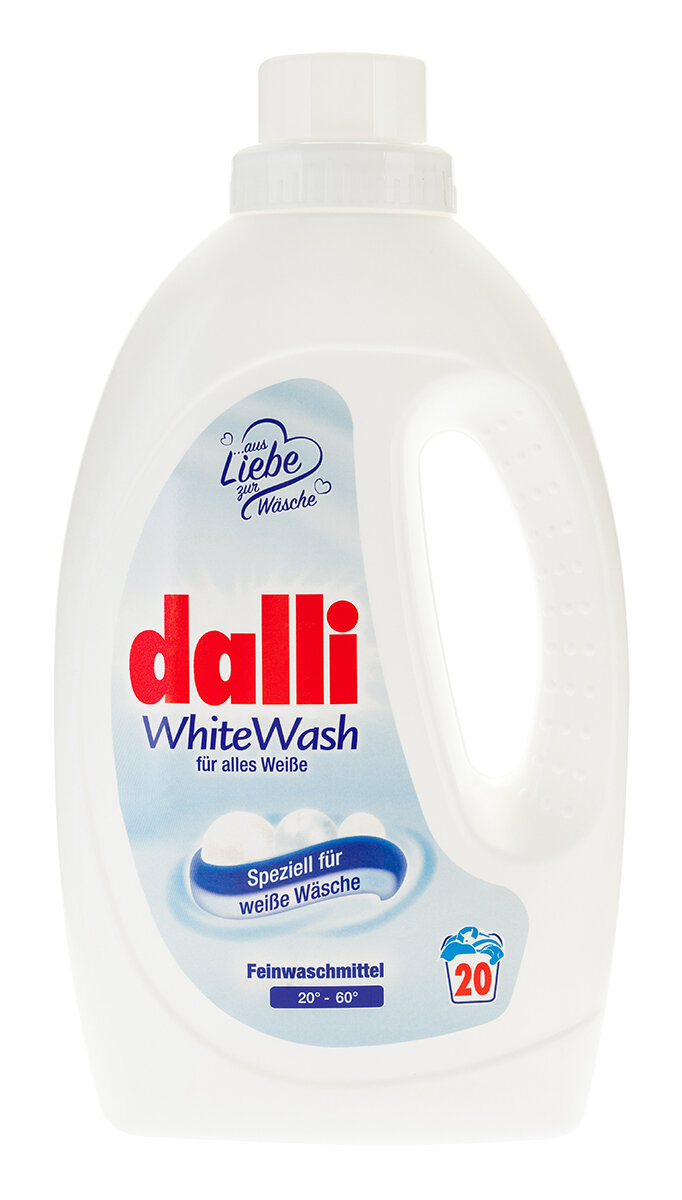 Гель для стирки белого и светлого белья Далли (Dalli) "White Wash", 20 стирок, 1,1 л