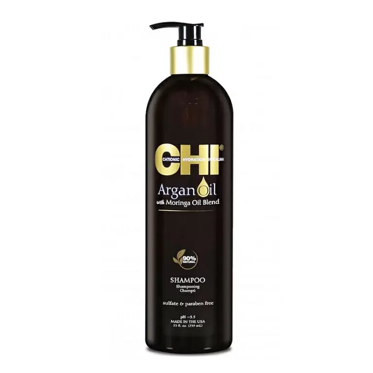 Chi ARGAN OIL Шампунь с Маслом Арганы и Маслом Моринга 739 мл 739 мл