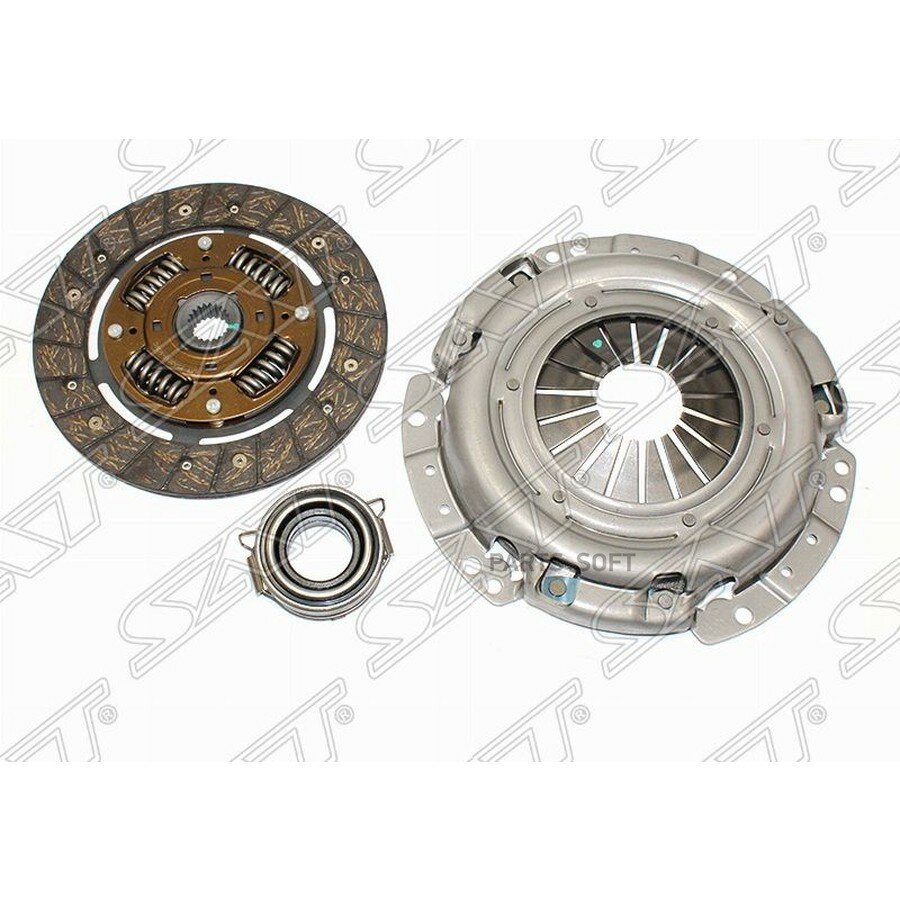 Комплект сцепления Toyota Corolla (E90, E100, E110, E120) 87-07 / Corolla JPN 00-07 от официального дистрибьютора, SAT, артикул STKTY2013