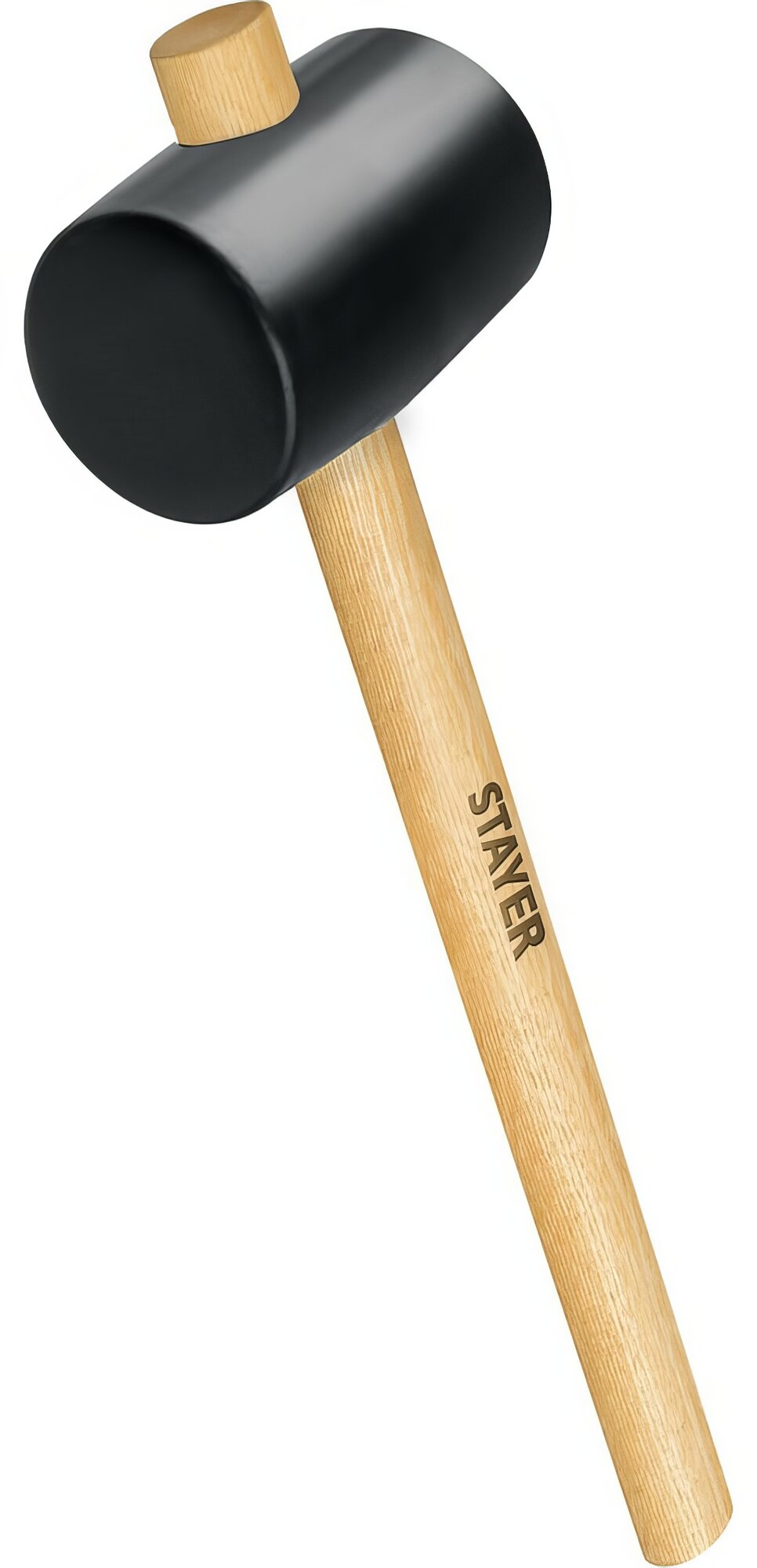 Чёрная резиновая киянка STAYER 680 г 20505-75