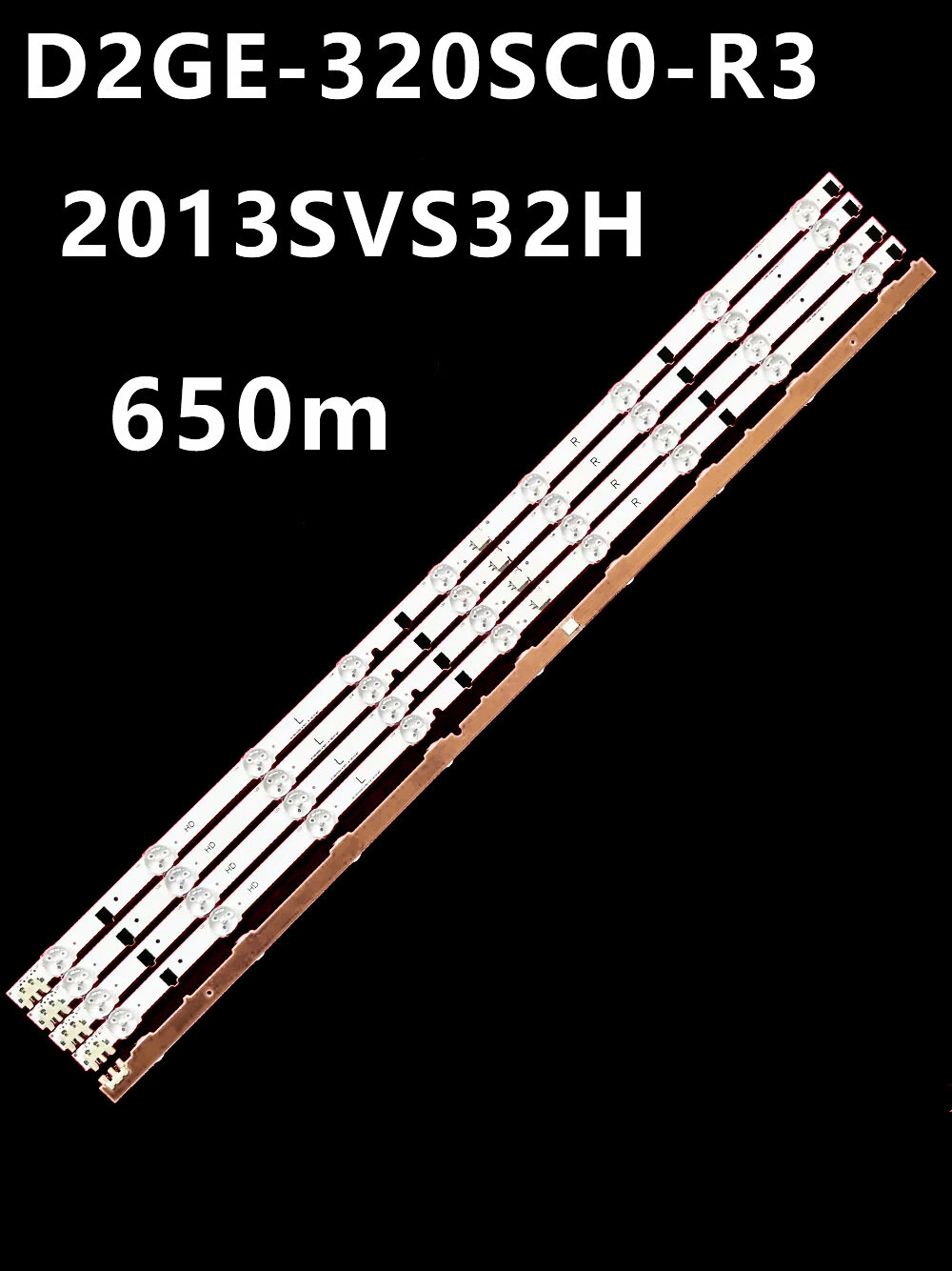 Комплект светодиодных полос 5 шт для телевизоров Samsung UE32F5000AK, UE32F5300AK, 2013SVS32H D2GE-320SC0-R3