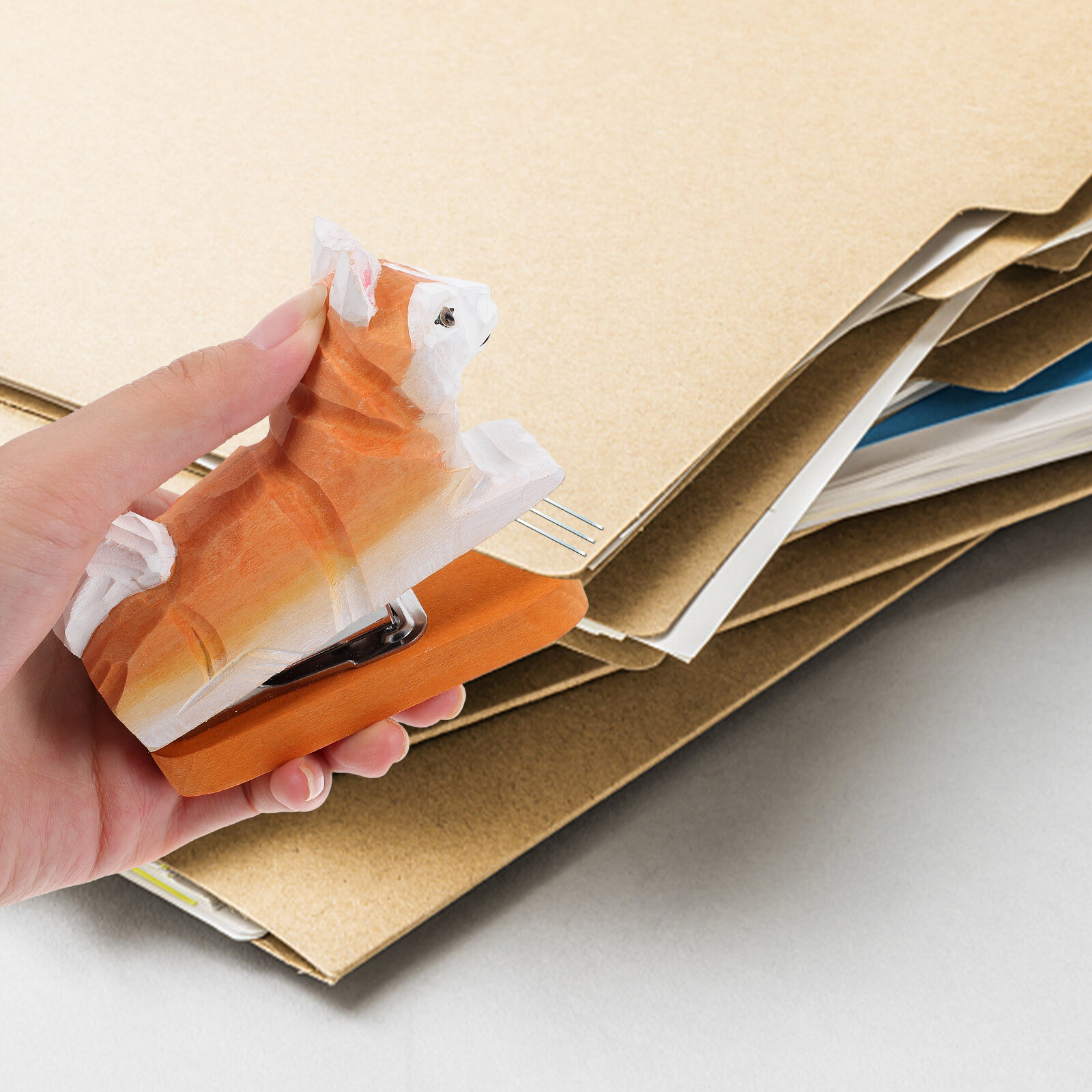 Прелестный Степлер В Forme Животного Подходит Для Подарков И Декора Размер 10X3Cm