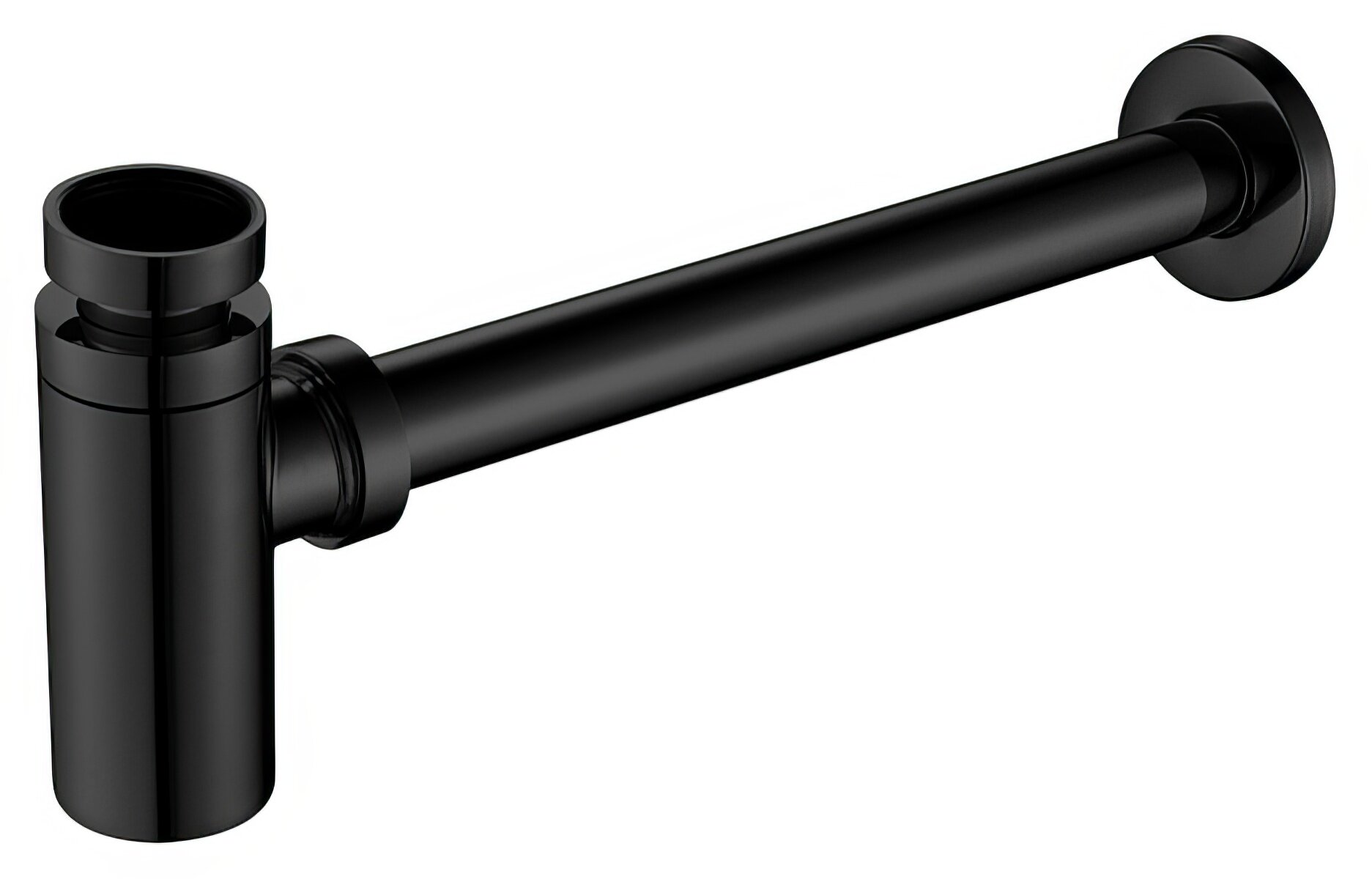 Сифон для раковины LEDEME L81B 32мм чёрный