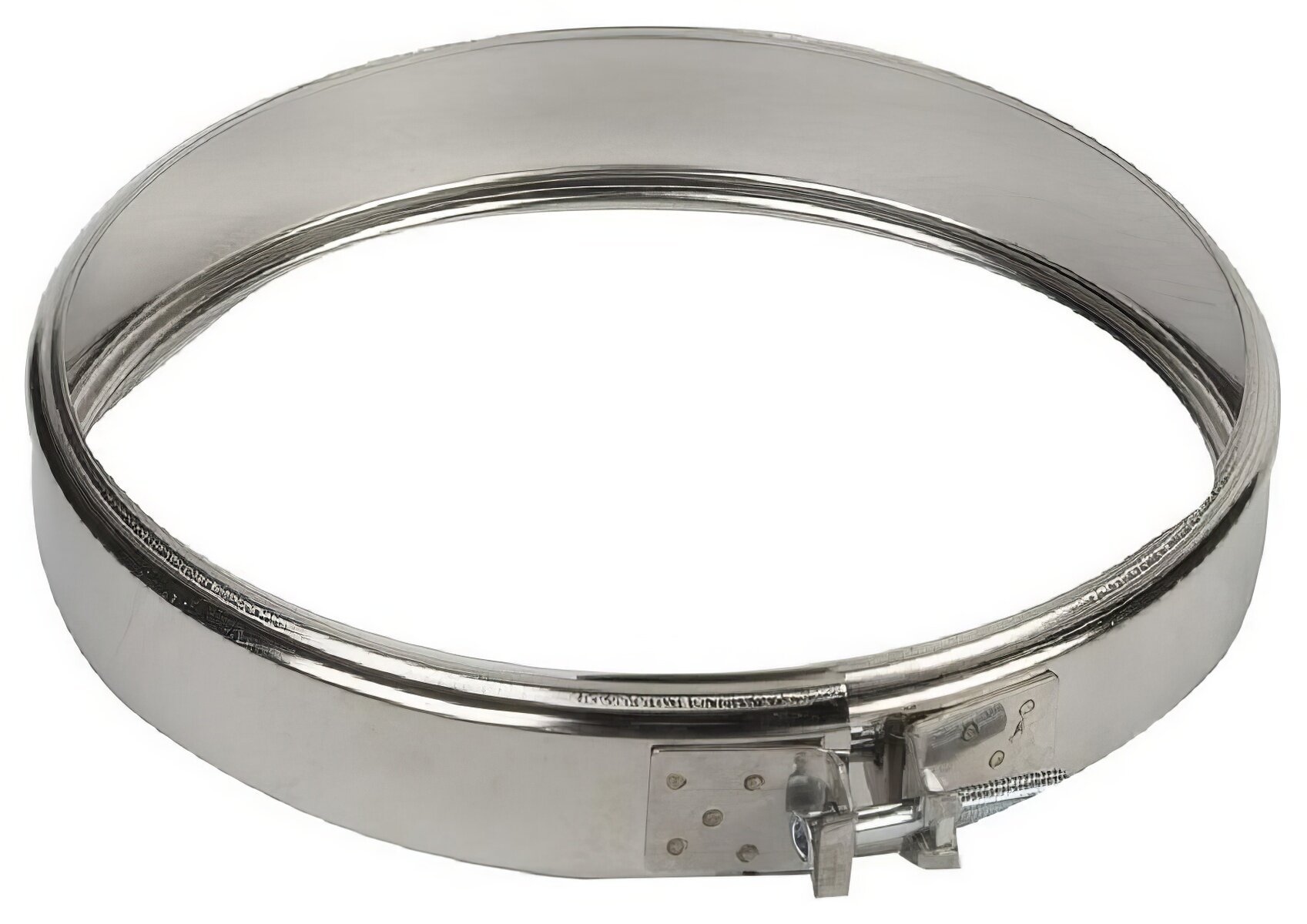 Хомут обжимной для сэндвича Ferrum 0.5 мм, ф197 f4913