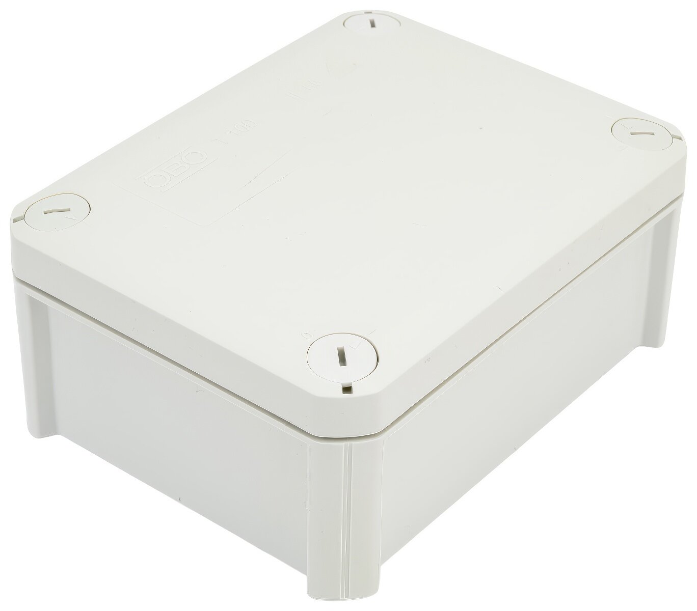 Распределительная коробка OBO Bettermann 150x116x67, полипропилен, IP 66, сплошная стенка серая 2007255