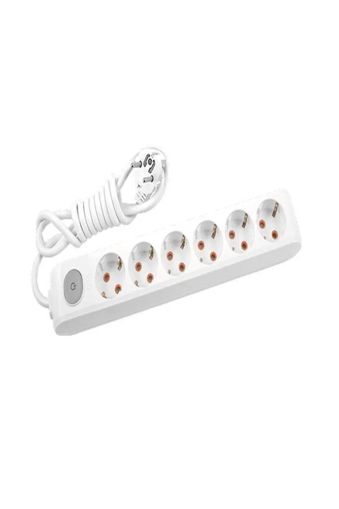 Сетевой фильтр Viko Multi-Let 90117605, 6 розеток, с заземлением, с кабелем 5м