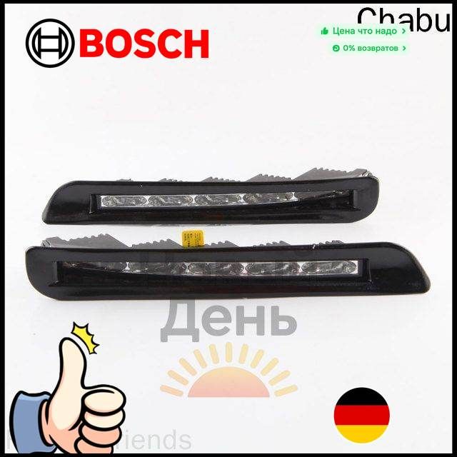 Bosch Фара автомобильная, Огни дневные ходовые, 2 шт, арт. 910
