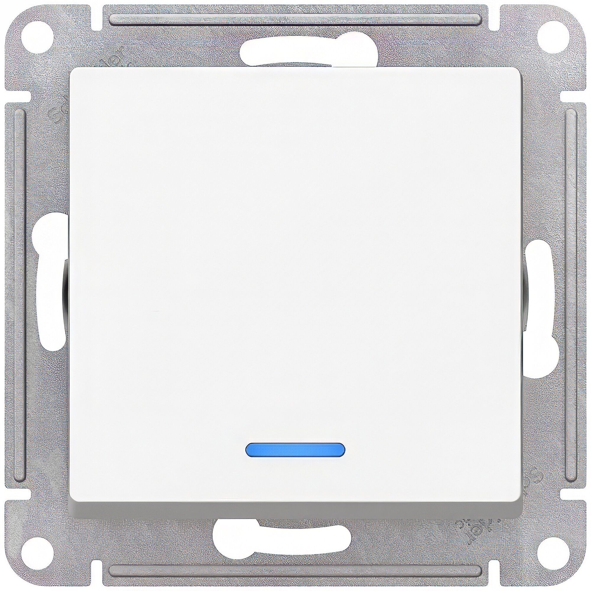 Переключатель 1-клавишный Schneider Electric Atlas Design ATN000163 белый