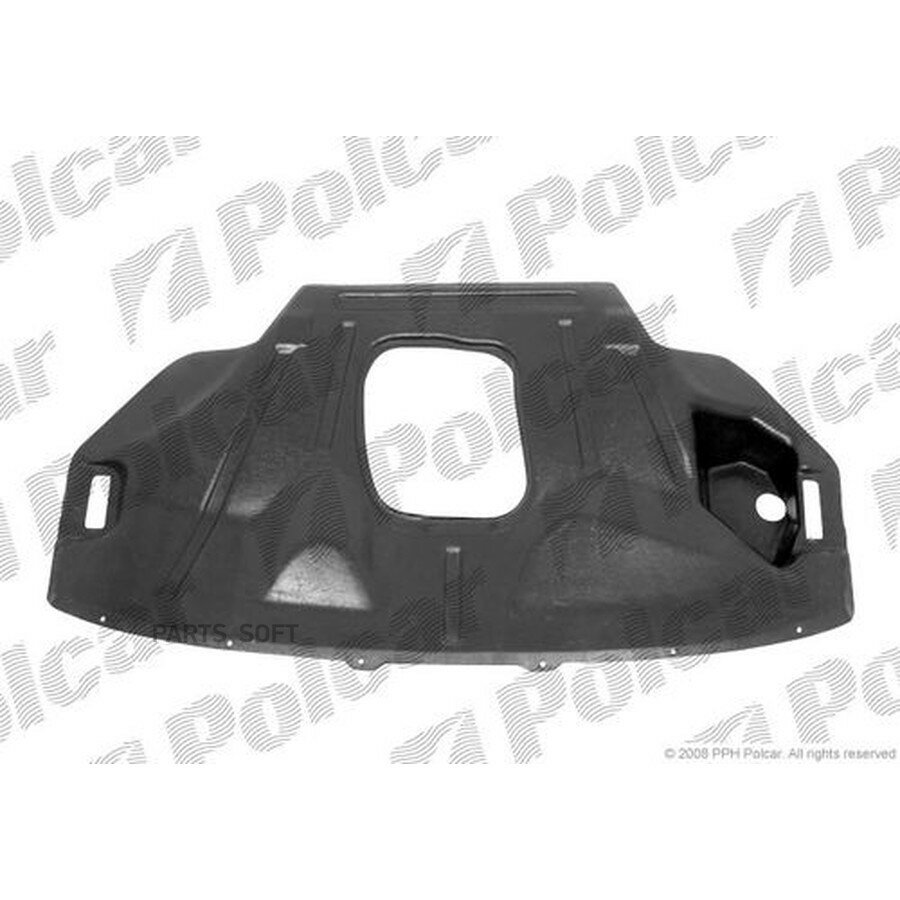 Защита под двигатель Audi 80(B2) от официального дистрибьютора, POLCAR, артикул 1303346