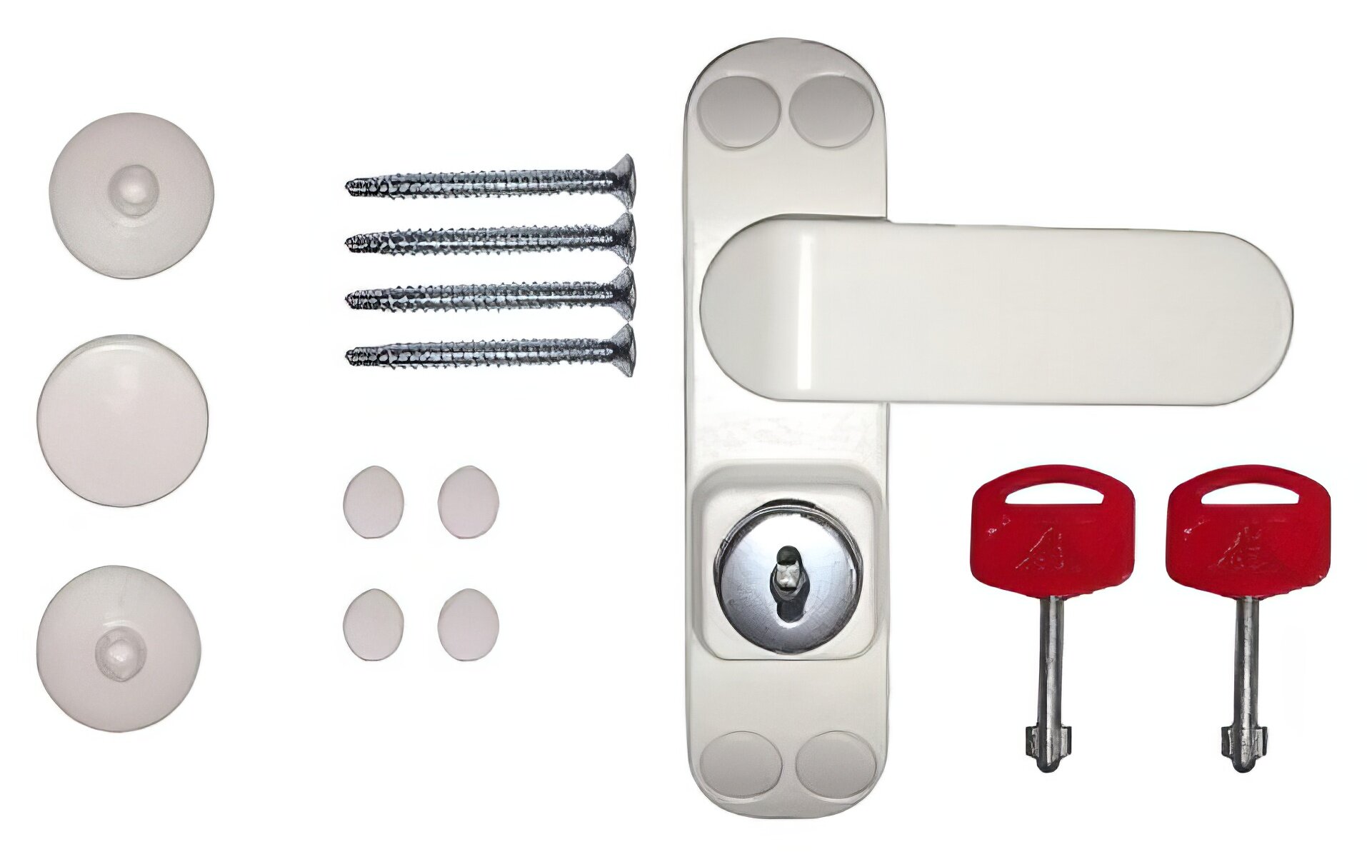 Блокиратор оконный Sash Lock белый