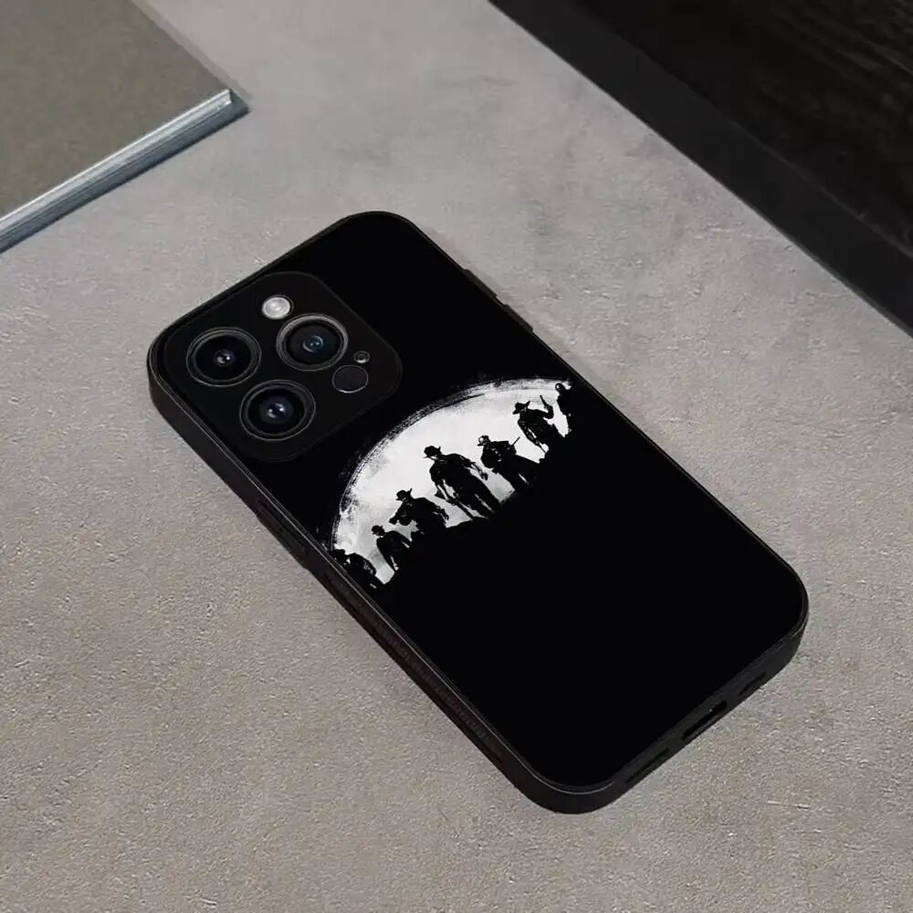Чехол для телефона RDR 2 Arthur Morgan Game для iPhone 16,15,14,13,12, 11 Plus, Черный, z8, iPhone13