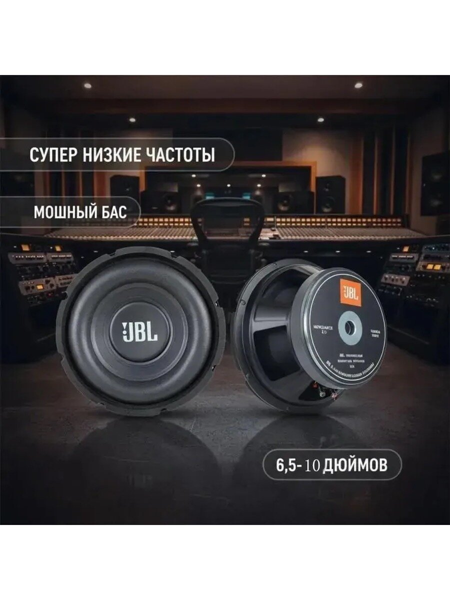 Сабвуфер динамик 6.5/8/10/12 дюймов для акустической системы