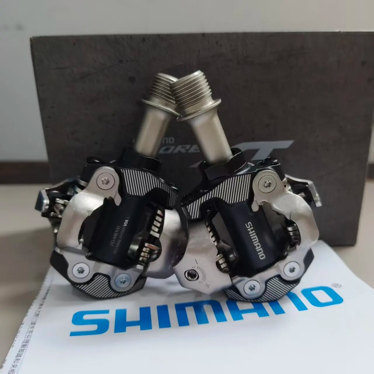 Педали Shimano PD-M8100 XT SPD MTB алюминиевые