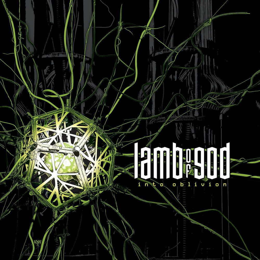 Виниловая пластинка Lamb Of God - Into Oblivion (LP, Неоново-оранжевый винил с черными брызгами) Limited, 2026