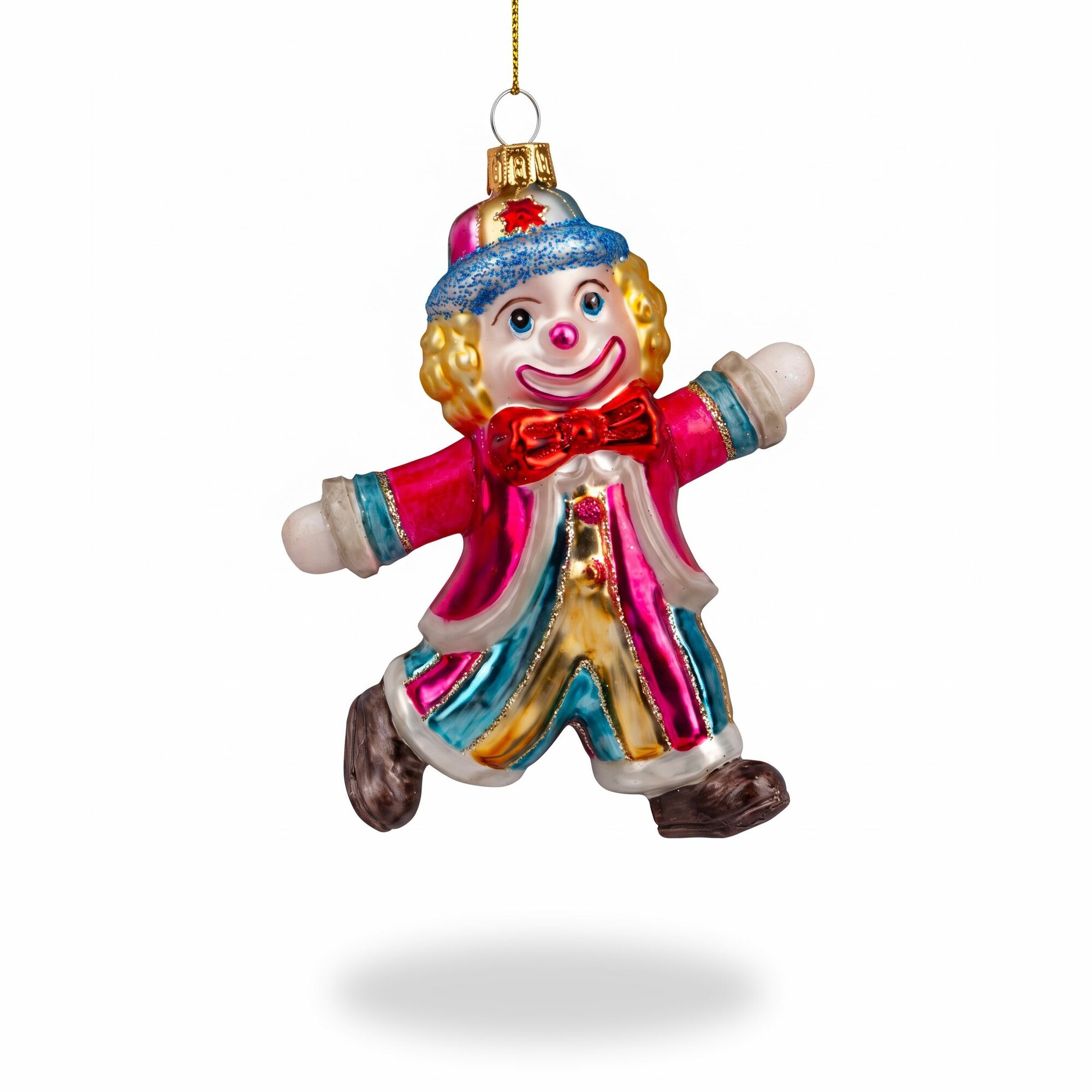Украшение ERICHKRAUSE DECOR Веселый клоун 12.5см, стекло