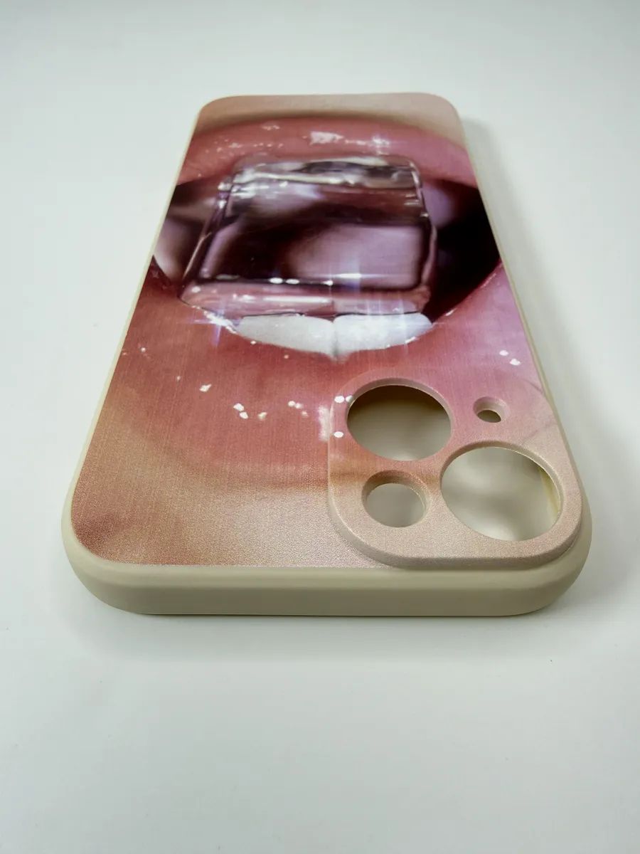 Чехол-Накладка для смартфона Apple iPhone 13, материал силикон, цвет бежевый — фото 1