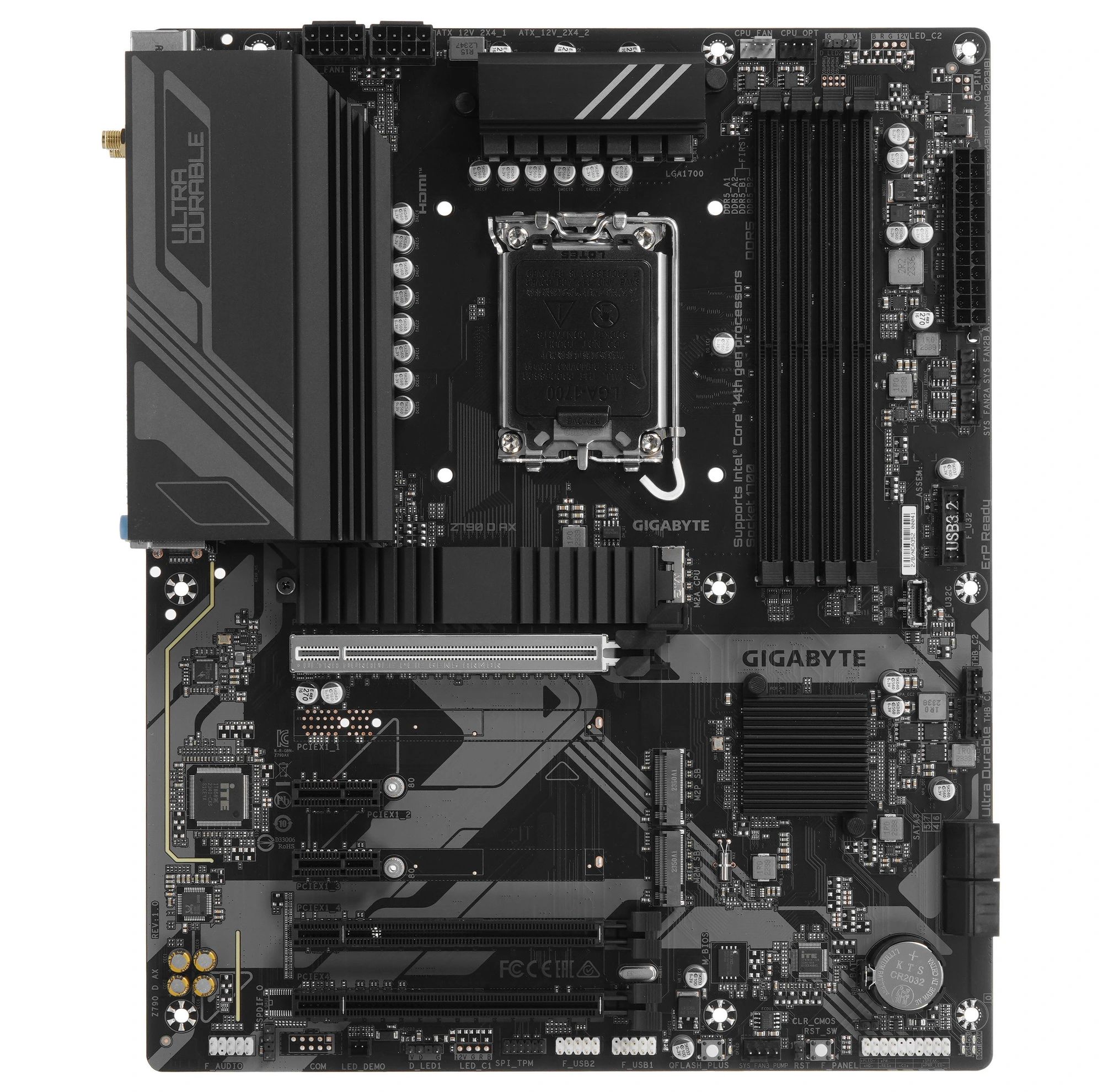 Материнская плата GIGABYTE Z790 D AX, Intel Z790, LGA 1700, DDR5, ATX