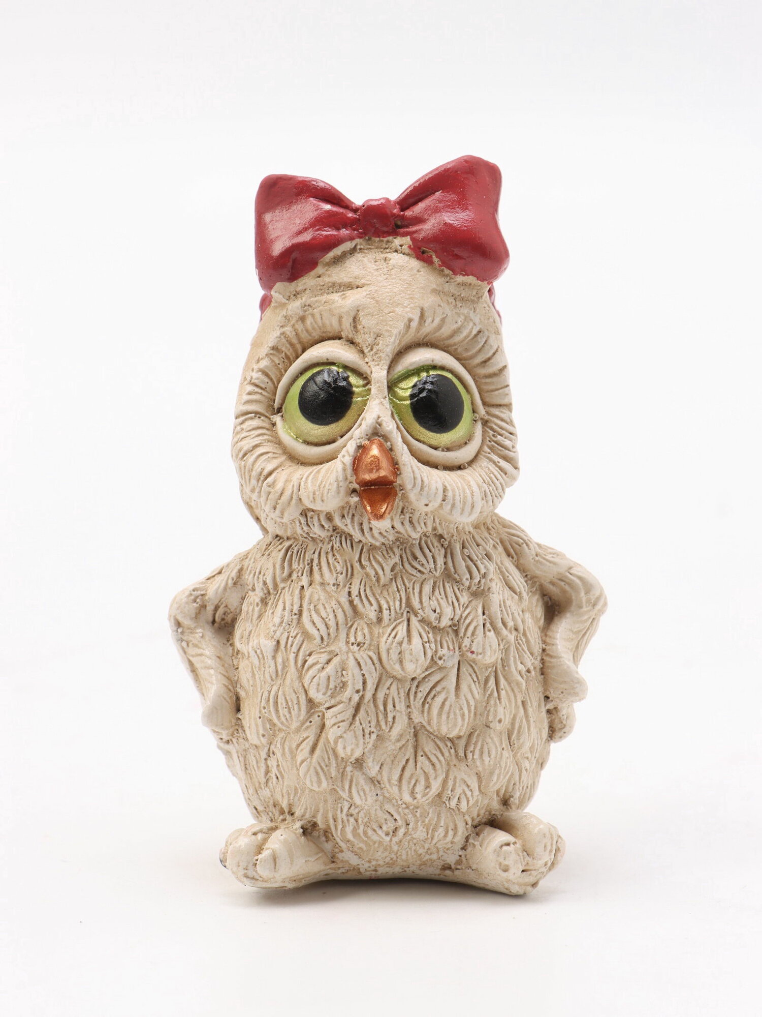 Фигурка декоративная "Сова Софа", 8x5x4 см, размер упаковки: 5 x 4 x 8 см.
