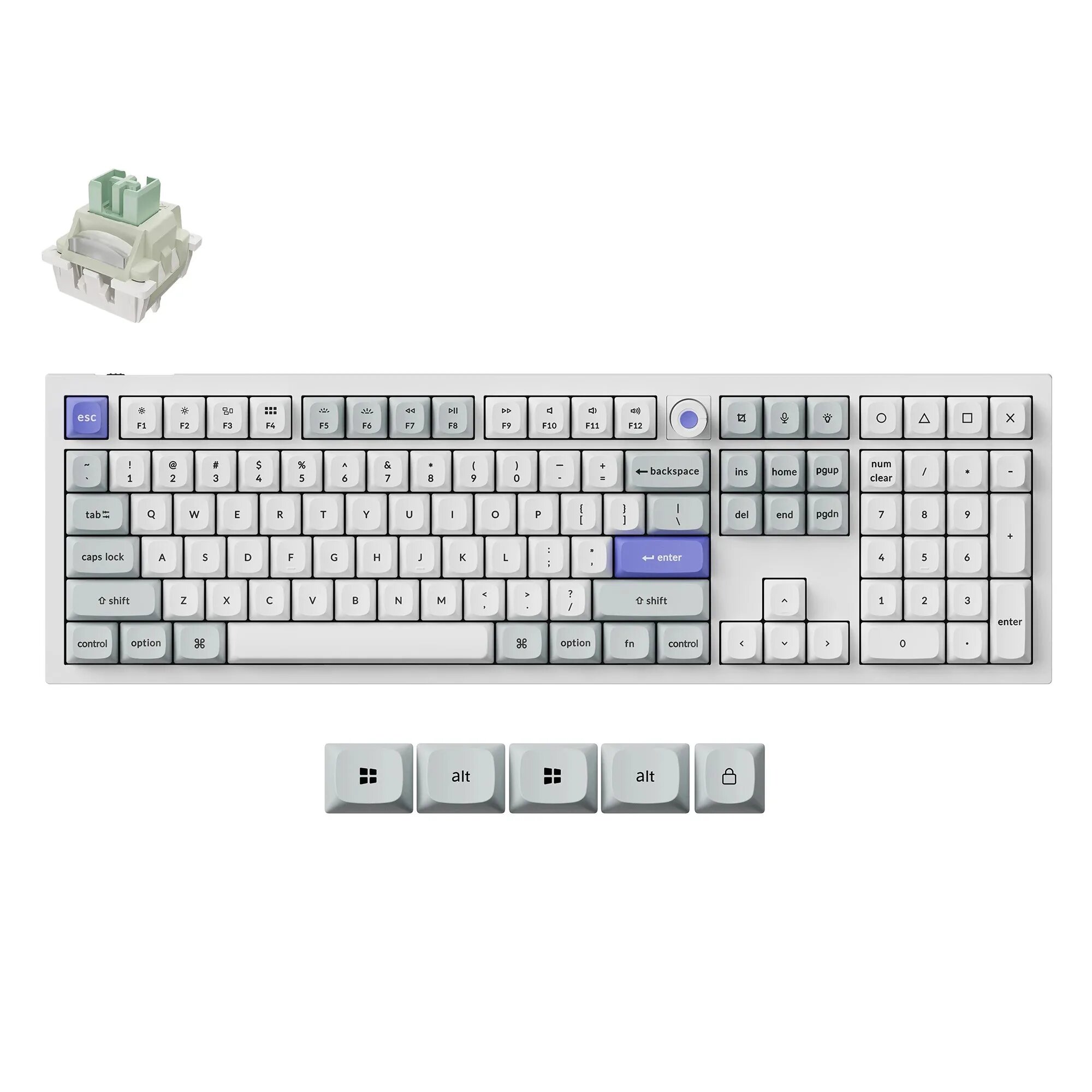Keychron Q6 HE 8K Проводная игровая механическая клавиатура