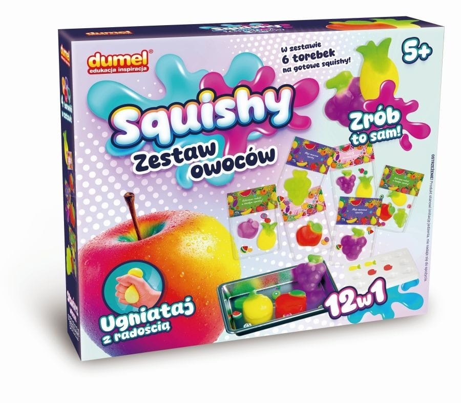 Набор для творчества Dumel Squishy фрукты, разноцветный