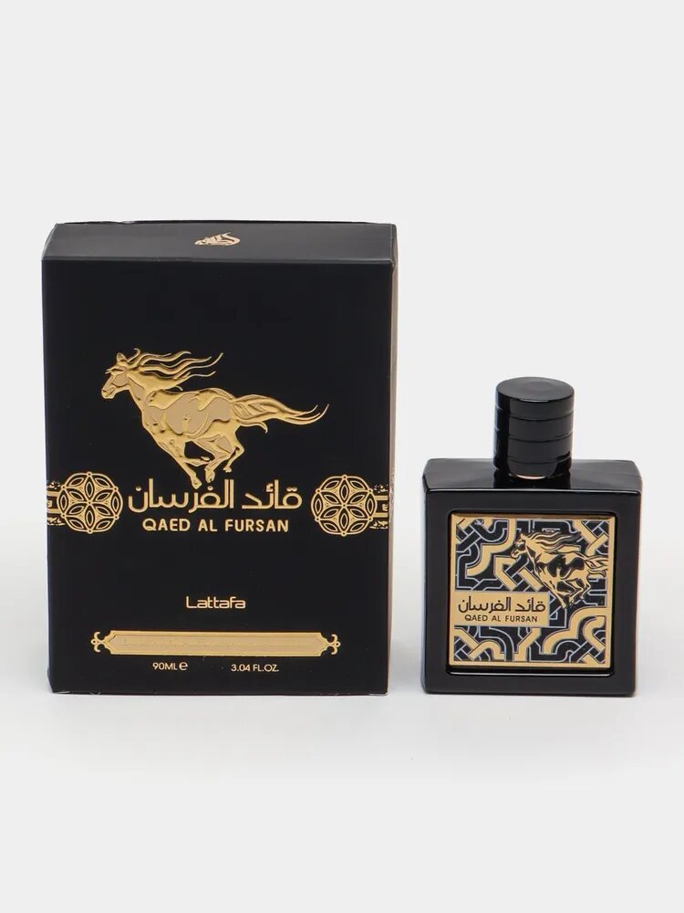 Lattafa Perfumes Qaed Al Fursan Арабский мужской парфюм, 90 мл