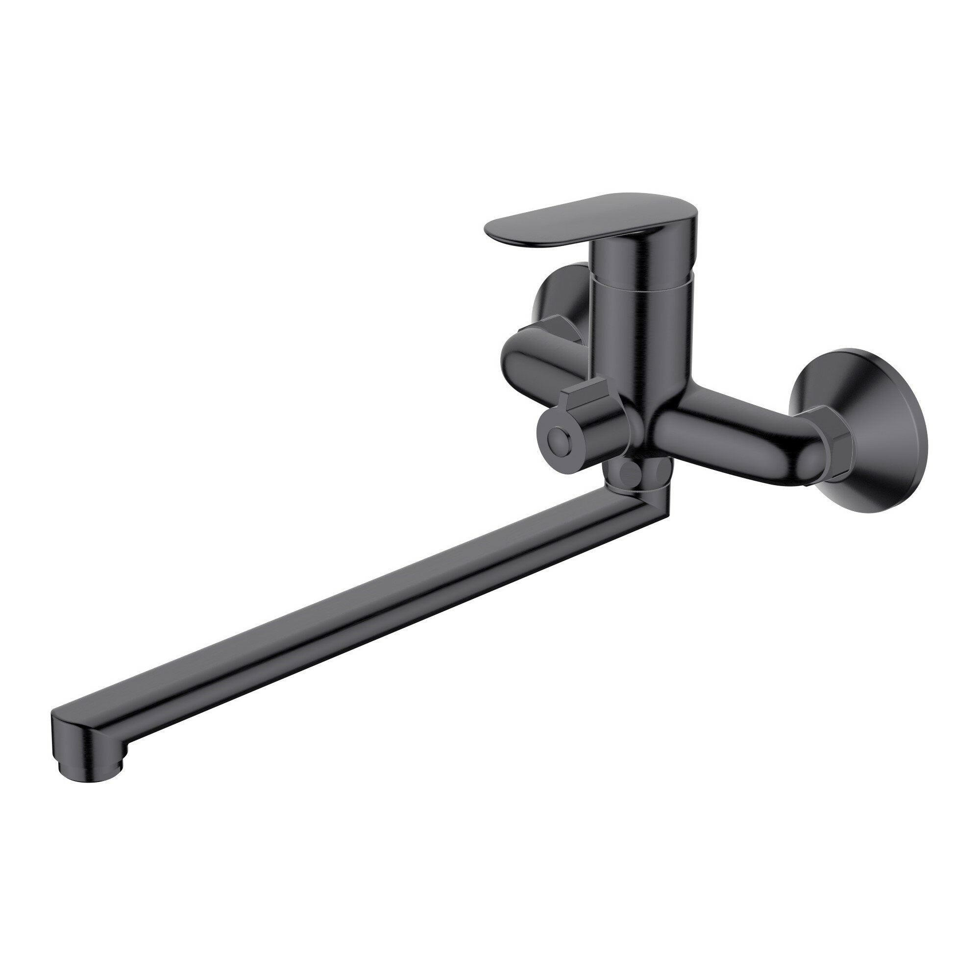 Смеситель для ванны Haiba HB22796-3, оружейная сталь