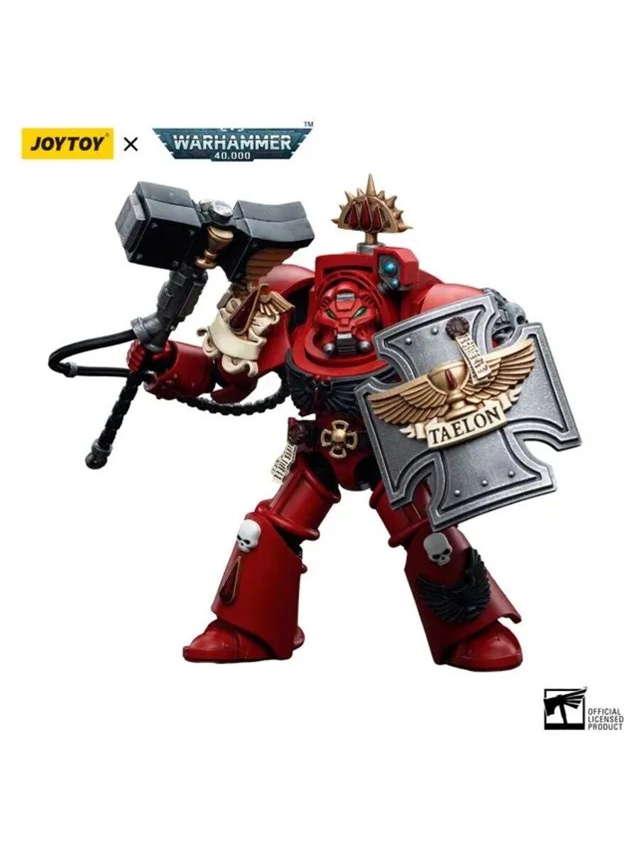 Фигурка JOYTOY Warhammer 40000 Blood Angels Штурмовой терминатор Тайрон Бразерс