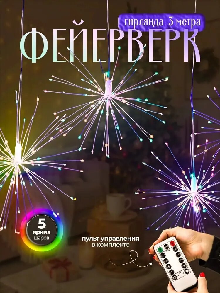 Электрогирлянда интерьерная Домики ксенон (hid) 400 ламп, 3 м, питание от блока питания, 1 шт