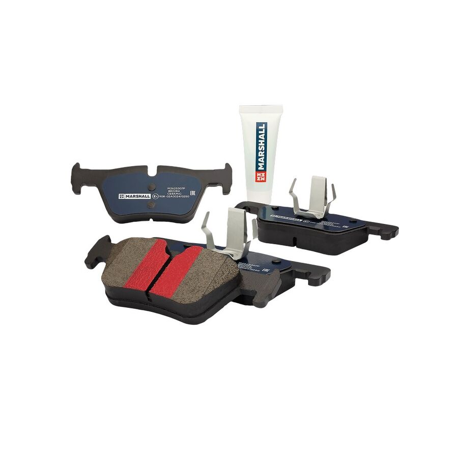 Колодки тормозные дисковые задн. plus bmw 1 (f20, f21) 11-, 3 (f30) 11-, 4 (f32-f36) 13-, x3 (f25) 10- (m2625307p) (Marshall M2625307P)