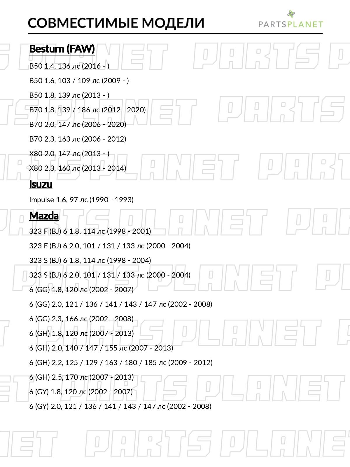 Тормозной диск, передний 2 шт для Мазда 323 F 6 1998-2001, 6 2002-2007, 626 5 1997-1999, Премаси 1999-2005 OEM G25Y3325XA арт JBD0443