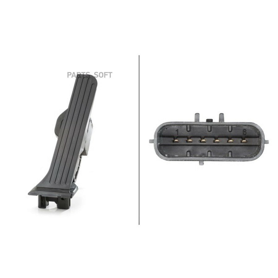 6PV008890711 педаль от официального дистрибьютора, BEHR-HELLA, артикул 6PV008890711