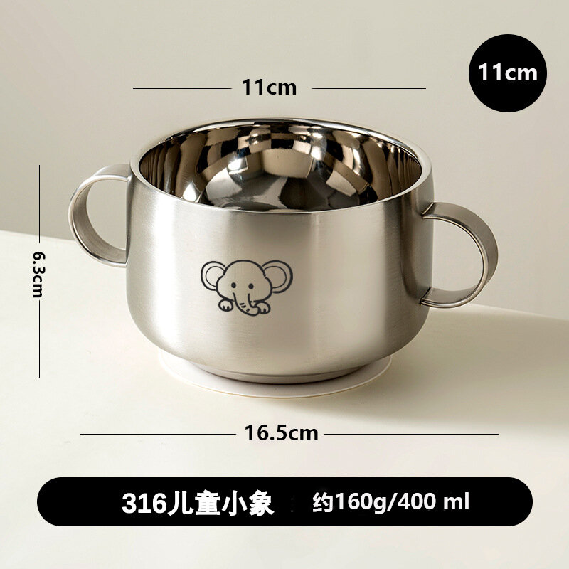 Нержавеющая сталь Baby Baby Bowl Baby Bowl Baby Bowl Baby Bowl Baby Bowl Baby Bowl Baby Bowl 316 элегантная миска с