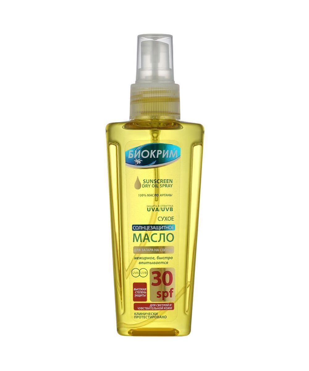 Биокрим Масло солнцезащитное SPF 30 для загара, 135 мл