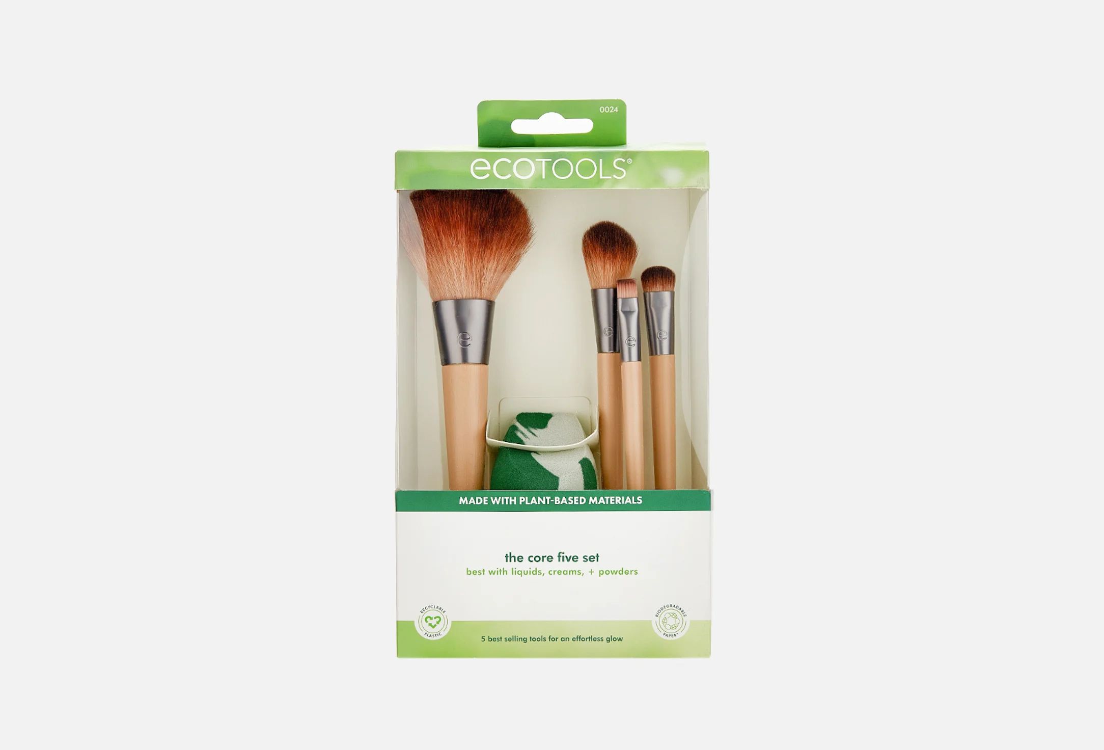 EcoTools The core five set Набор кистей и спонж для