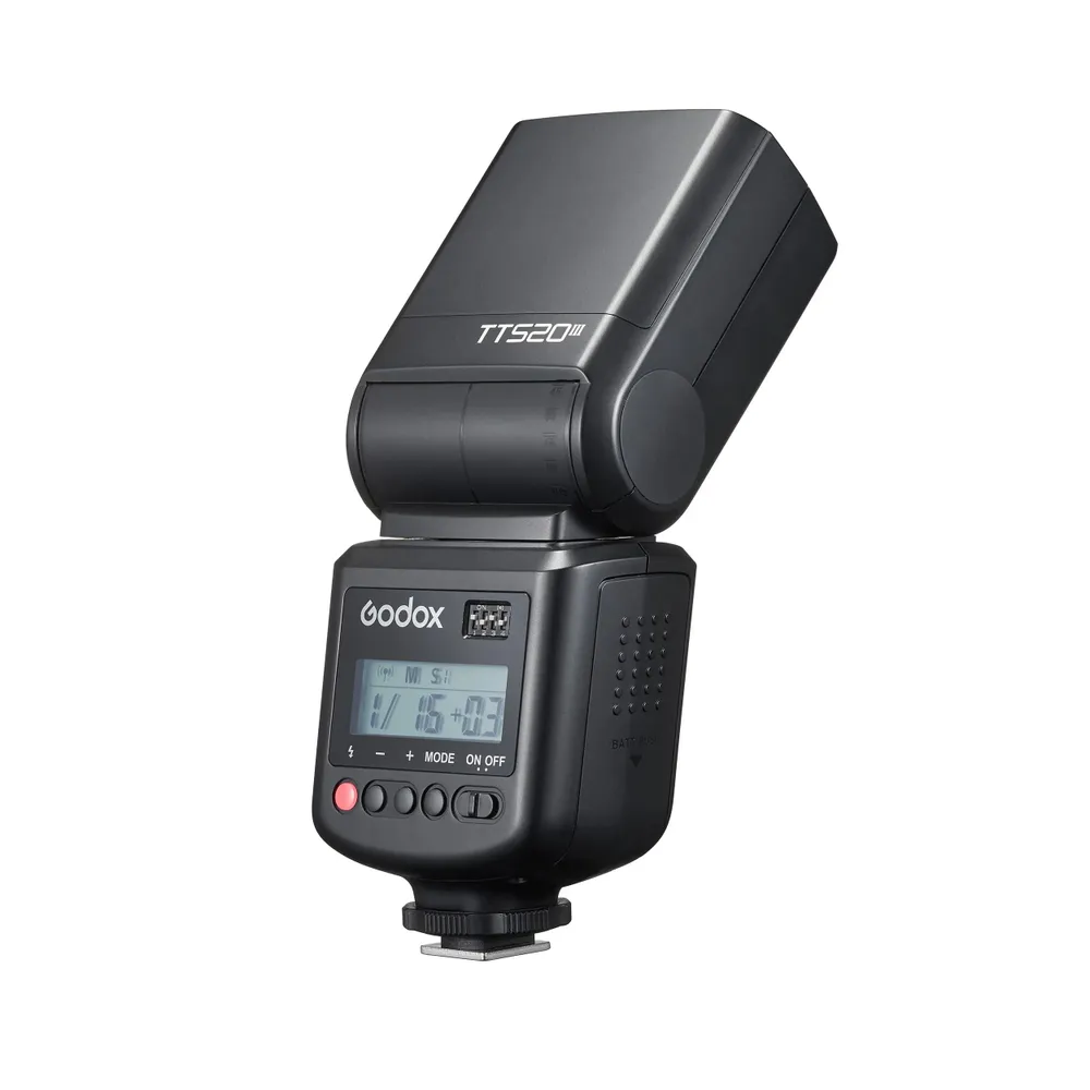 Фотовспышка TT520III для фотоаппарата, накамерная вспышка с ручной регулировкой мощности и поворотной головкой