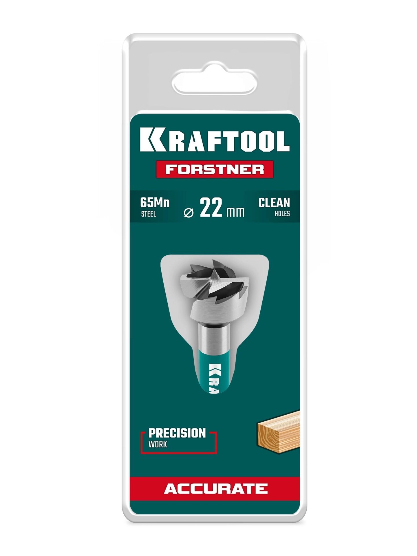 Cверло Форстнера KRAFTOOL FORSTNER d 22 мм