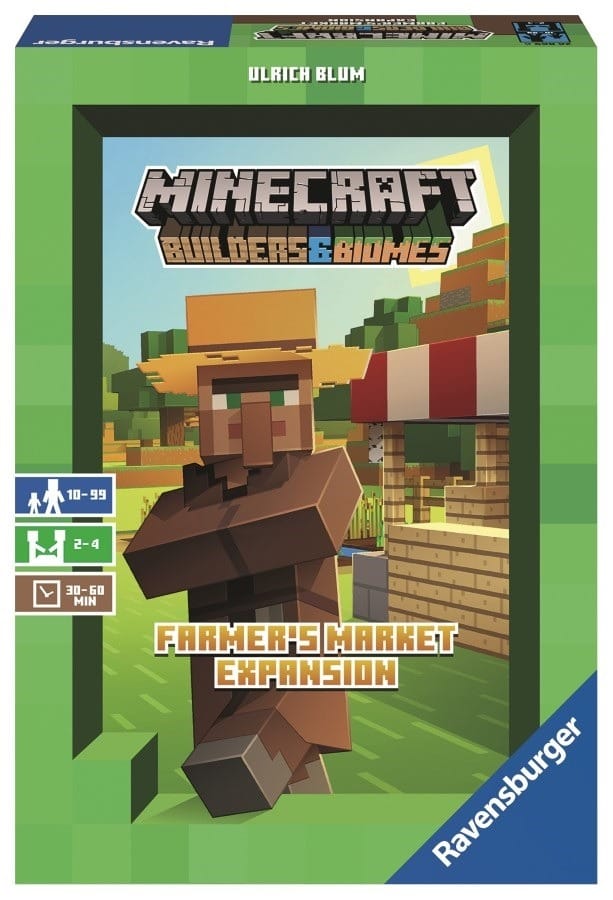 Дополнение для настольной игры Ravensburger Minecraft Builders and Biomes "Фермерский рынок", для детей