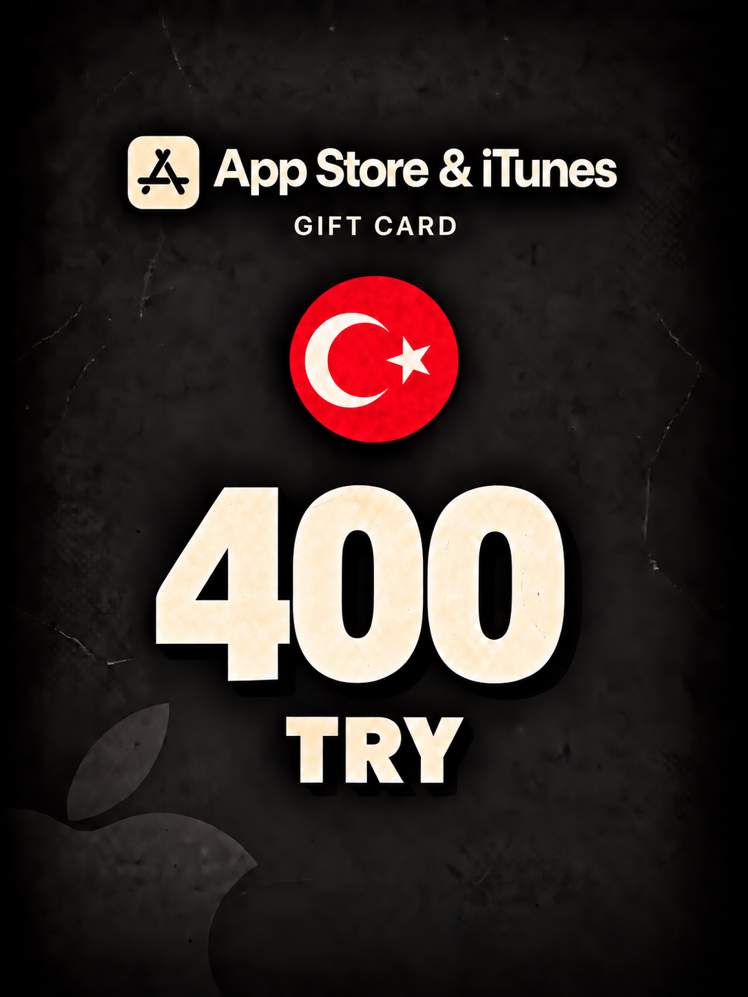 Подарочная карта Apple 400 TRY (Apple Gift Card) турция | Пополнение Apple ID |Подарочная карта App Store