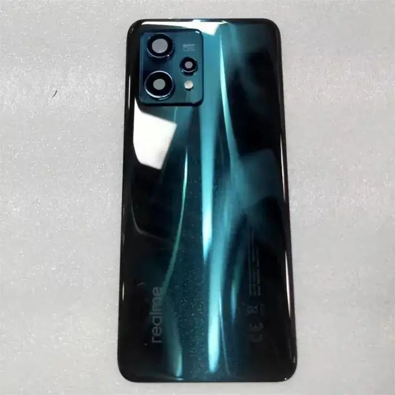 Задняя крышка для Realme 9 Pro Plus 5G RMX3392 RMX3393 Накладка заднего стекла крышки батареи, зеленый