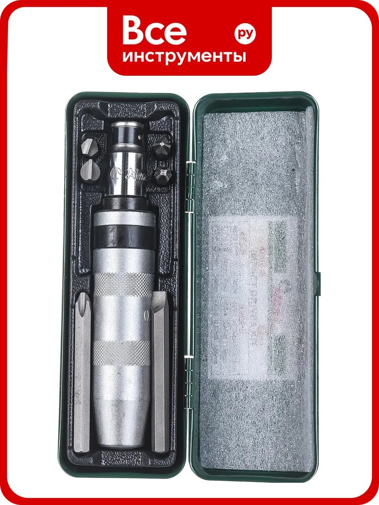 Ударная отвертка с битами Hans 1/2" 4606-8