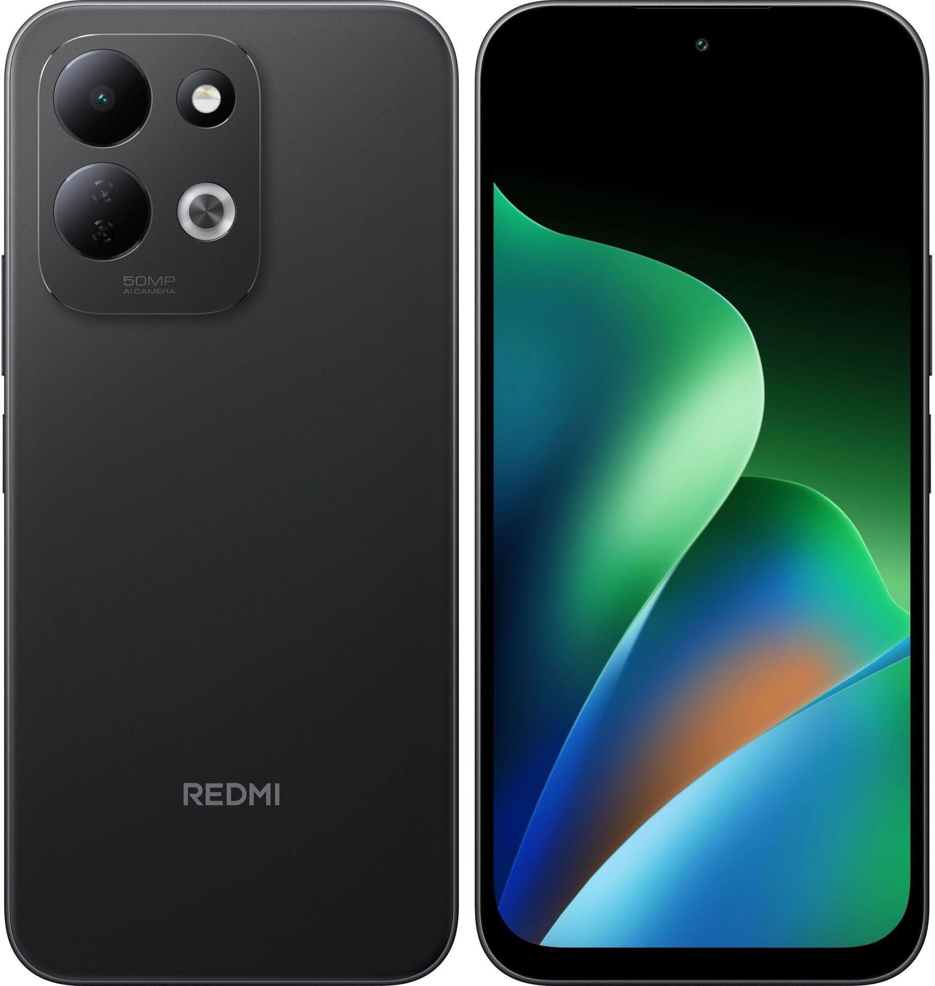 Смартфон Xiaomi Redmi Note 17 128Gb 4Gb черный 3G 4G 2Sim 6.99" AMOLED 1080x2396 And16 50Mpix 802.11 81421