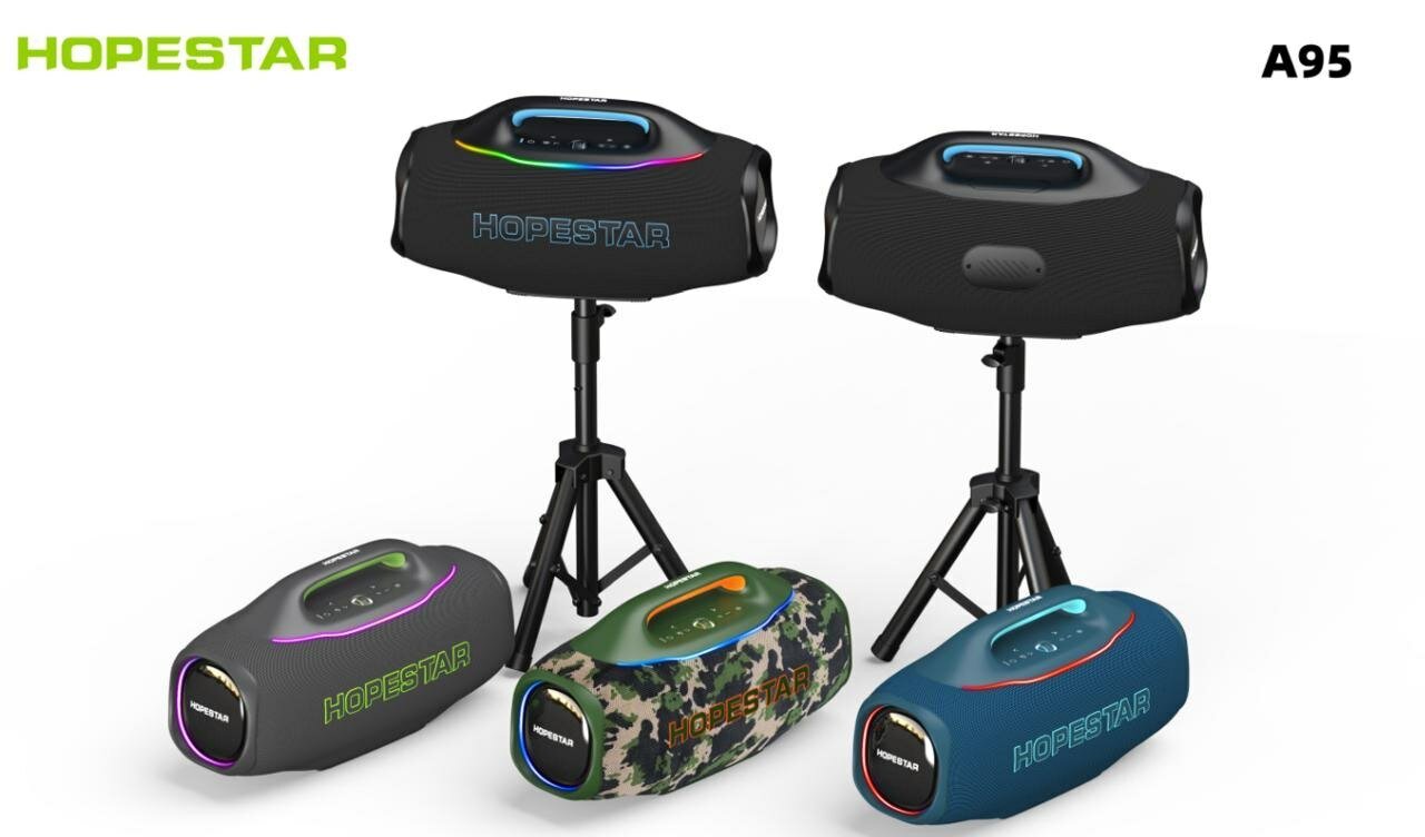 Портативная беспроводная блютуз колонка Hopestar A95 с блютуз