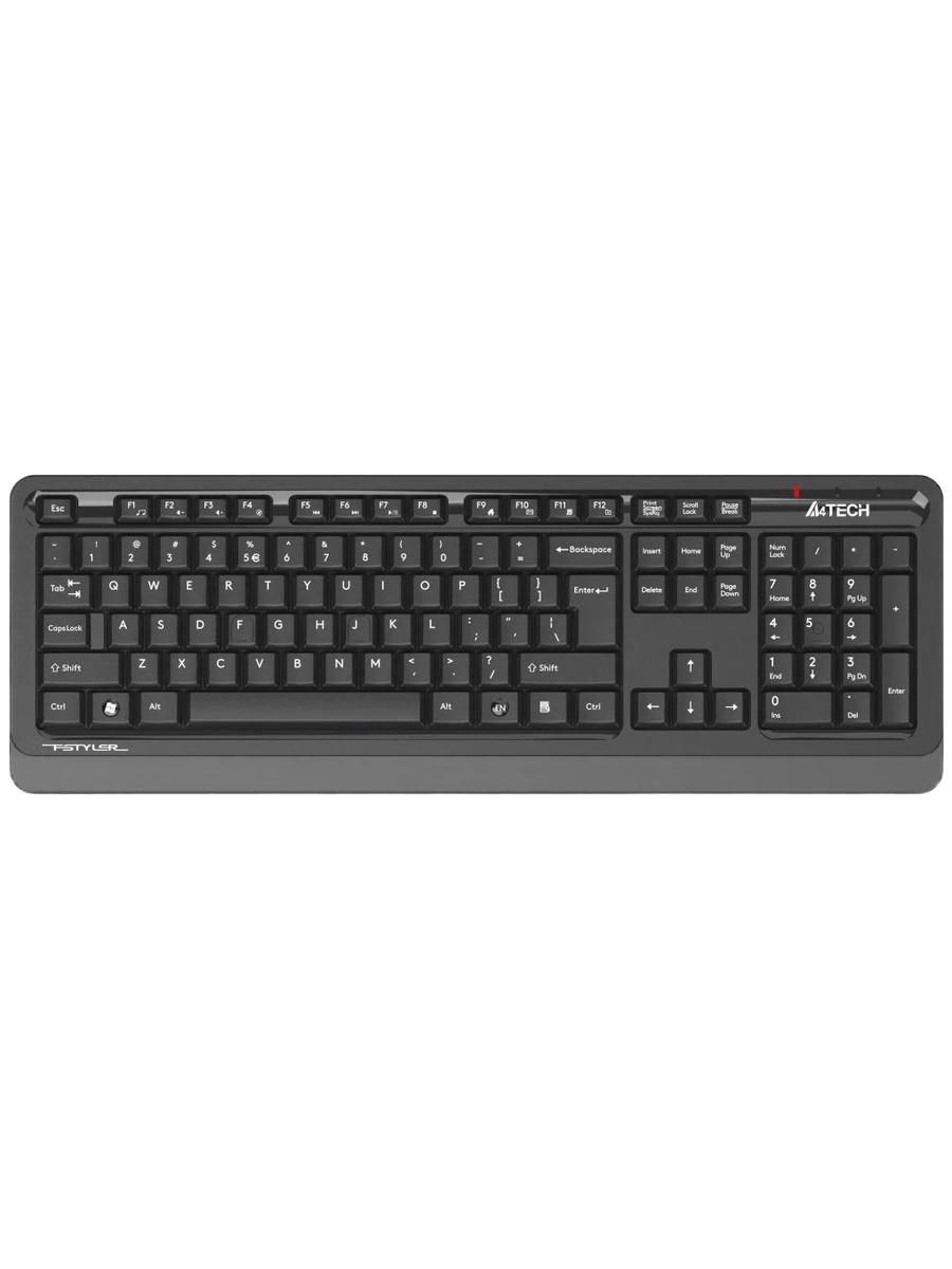 Клавиатура беспроводная A4Tech FGK10 серый USB Multimedia