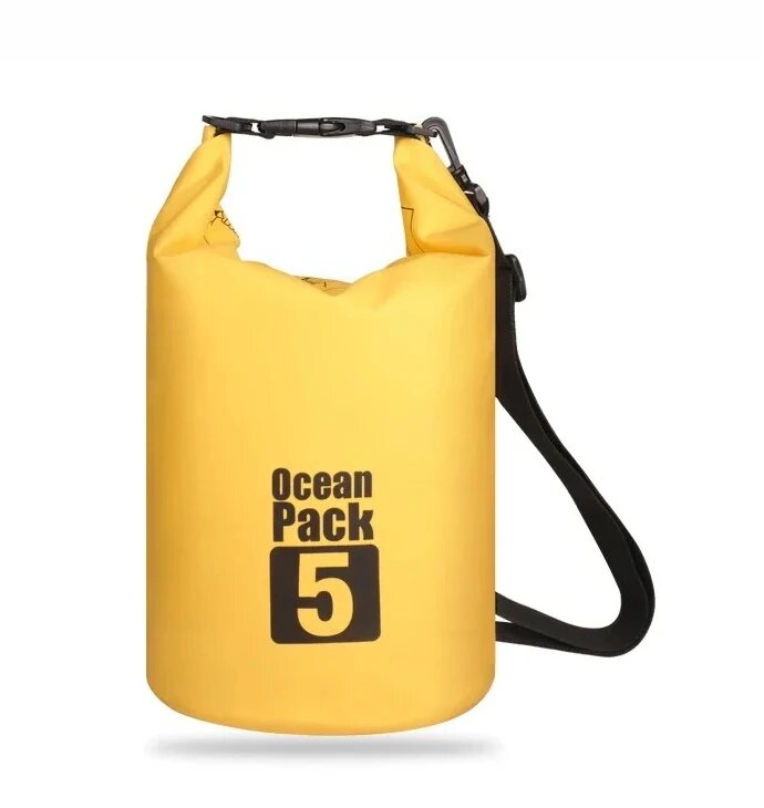 Водонепроницаемый мешок Ocean Pack 5L желтый