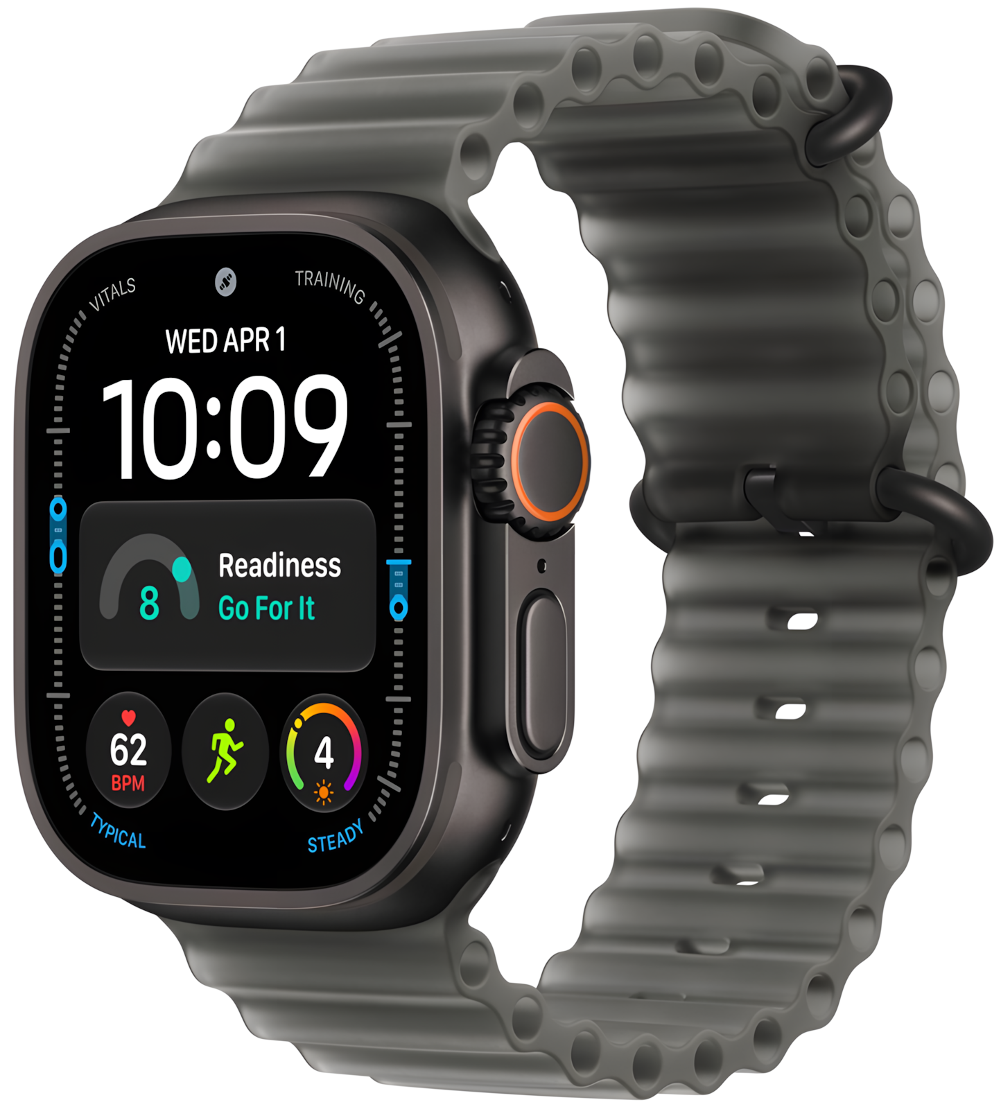 Умные часы Apple Watch Ultra 4 2026, 49mm, Black Titanium TransluBlack Ocean Band